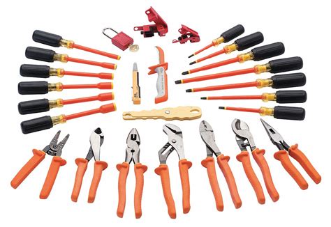 Ideal 27 Total Pcs Sae Insulated Tool Kit 10j84535 9102 Grainger