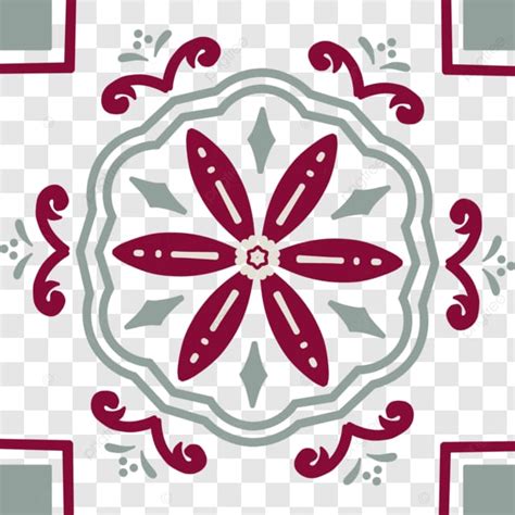 Digital Ceramic Patterns Tile Design Ceramic Old Illustration Tile Pattern Illustration Png