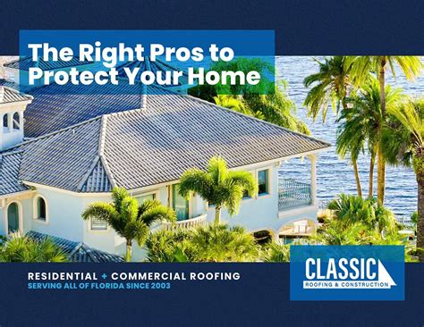 Classic Roofing Brochure Roofing And Solar Solutions