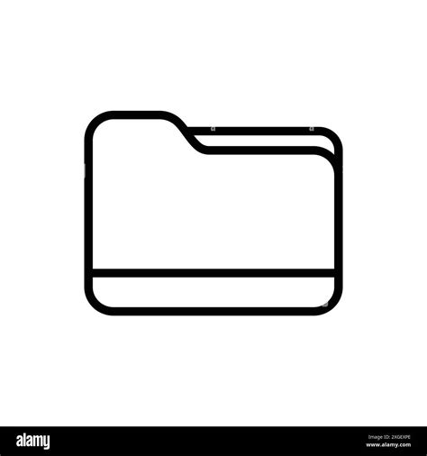 Folder Icon Vector Design Template In White Background Stock Vector Image And Art Alamy