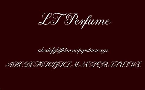 Lt Perfume Free Font