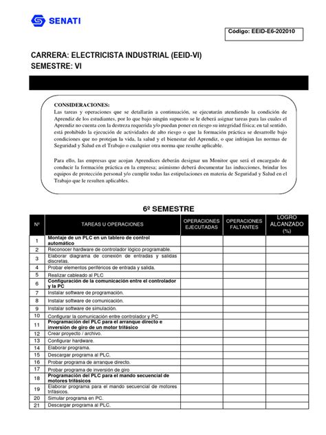 Eeid 613 Pea Pdf Controlador Lógico Programable Software