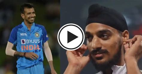 Watch: Arshdeep Singh apologises to Yuzvendra Chahal after surpassing him to become India’s ...