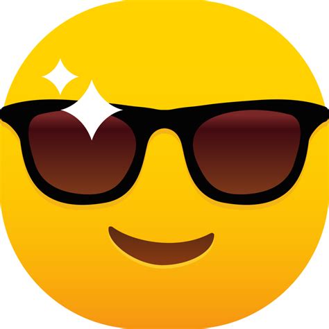 Smiling Face With Sunglasses 20522276 Png