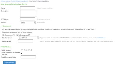 Configuring Snmp Policy Enforcement Using Vlan Cisco Hp