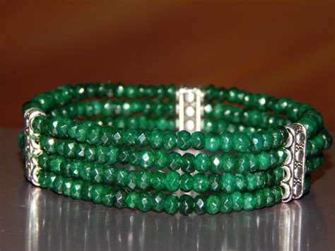 Браслет з натурального каменю хризопраз — ціна 600 грн у каталозі Браслети Купити аксесуари за