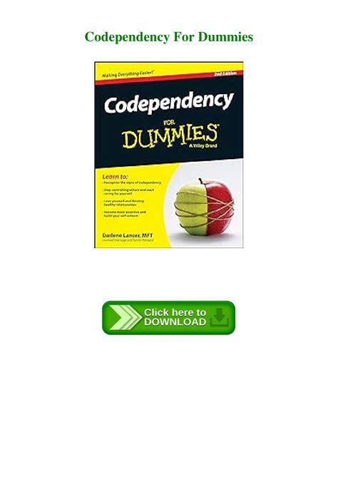 Reading Book Codependency For Dummies Pdf Docdroid