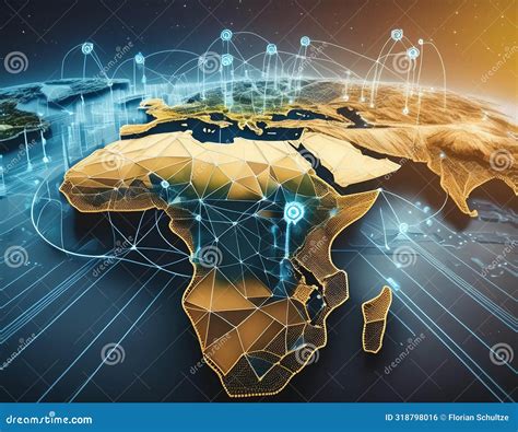 Blockchain Network Growing Across Africas Map Advancing Digital