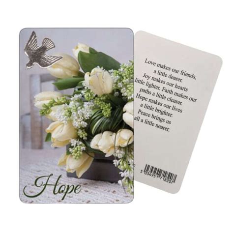 Hope Keepsake Card Keepsake And T Cards St Martin Apostolate
