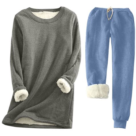 Sokhug Fleece Sweatsuit Set For Women 2 Piece Sweatshirt Set Womens