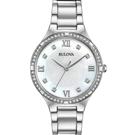 Bulova Classic Quartz White Dial Ladies Watch 96l262 Watches Classic