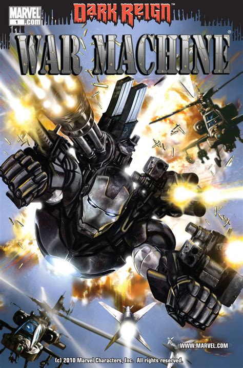 War Machine Vol 2 1 Marvel Comics Database