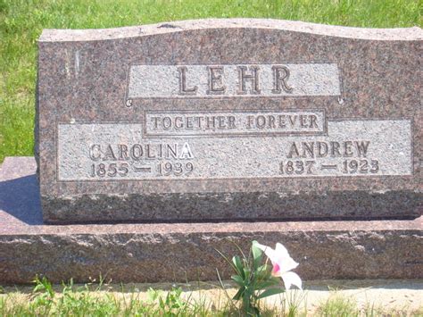 Andreas Lehr 1837 1923 Memorial Find A Grave
