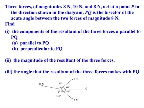 Components Or Resolved Forces Presentationppt