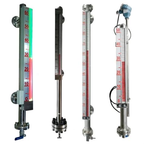 Top Mounted Magnetic Float Gauge Fuel Liquid Tank Stainless Steel Level