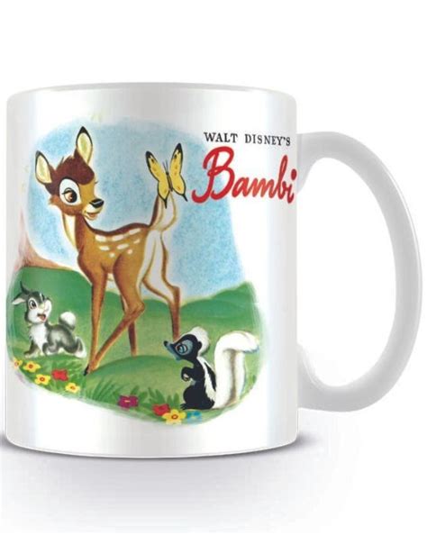 Bambi Keramikk Krus Disney Lisensiert Glass Kopper And Krus Glass