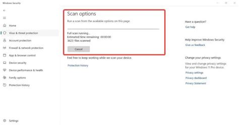 how to run windows defender full scan on windows 11