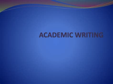 How To Write Assignment Academic Writing Services Ppt