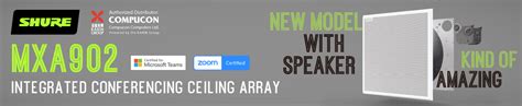 New Model With Speaker Mxa902 Integrated Conferencing Ceiling Array Compucon Hong Kong