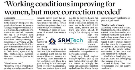 Srm Technologies On Linkedin Srmtech Techpact Womenintech Witi2021