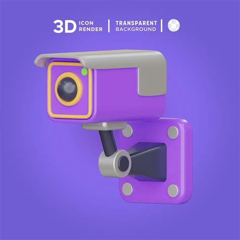 Premium Psd 3d Icon Cctv Illustration