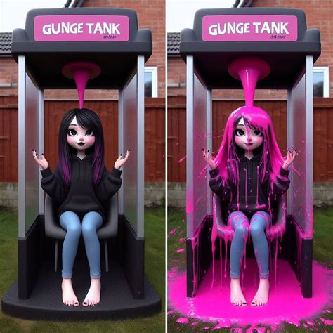 Girl In Gunge Tank Before And After By Wamaint On Deviantart