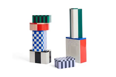 Hay Tin Container S Green Dark Blue Finnish Design Shop