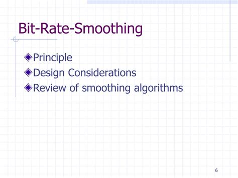 ppt scheduling for variable bit rate video streaming powerpoint