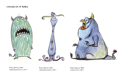 Pixar Concept Art Monsters Inc