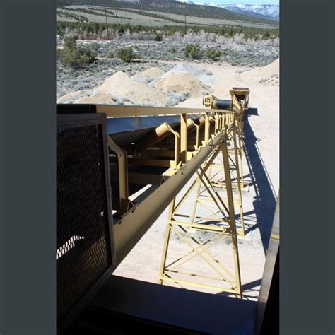 8 Ft X 14 Ft Belt Feeder With Grasshopper Conveyors