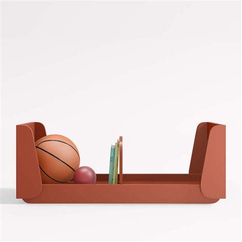 Rue Washed Red Stackable Storage Bin Crate And Barrel Ksa