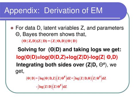 ppt bayesian statistics mcmc and the expectation maximization