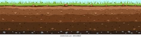 Grass And Soil Image Ai Royalty Free Stock SVG Vector
