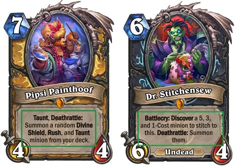 Dr Stitchensew And Pipsi Buff Suggestion Rhearthstone