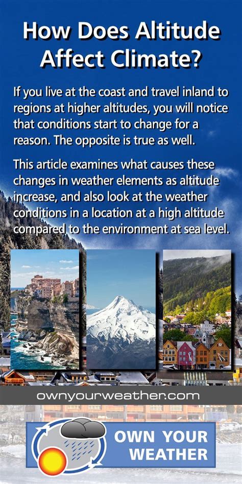 How Does An Increase In Elevation Affect Climate
