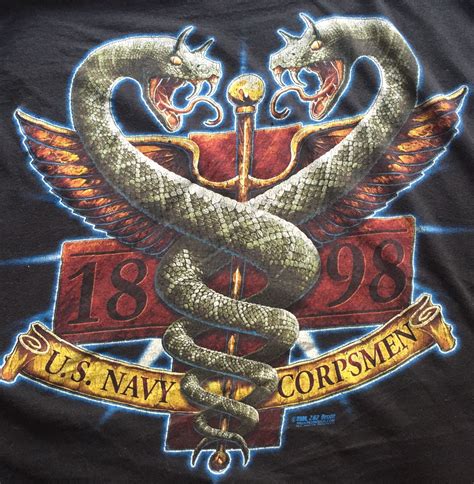 Pin By Robert Van Fleet On Tattoos Navy Corpsman Mens Tshirts Navy