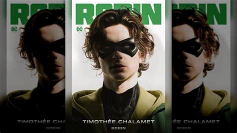 Fan Art Of Timothée Chalamet As The Batmans Robin Feels All Too Real