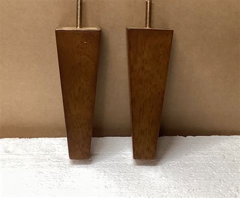 Square Tapered Wooden Furniture Legs 6 Inch Set Of 2 Or 4 Lq6218