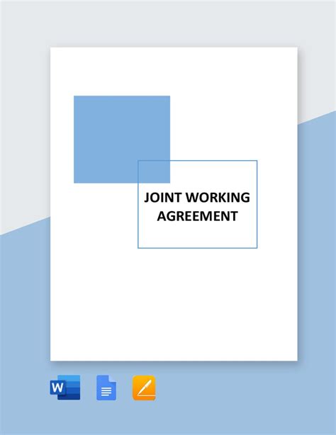 Free Joint Venture Agreement Templates Editable And Printable