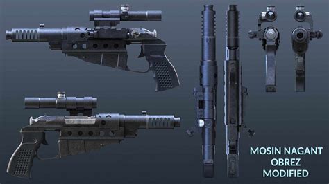 Modified Mosin Nagant Obrez Star Wars Style Zbrushcentral