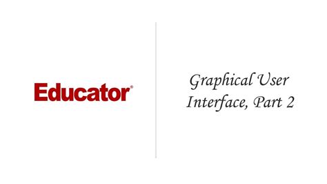 Graphical User Interface Part MATLAB Educator Com