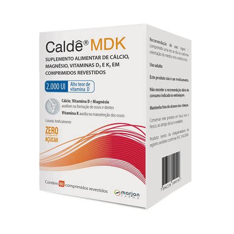 Caldê Mdk 1000ui Suplemento Alimentar Com 30 Comprimidos Droga Raia