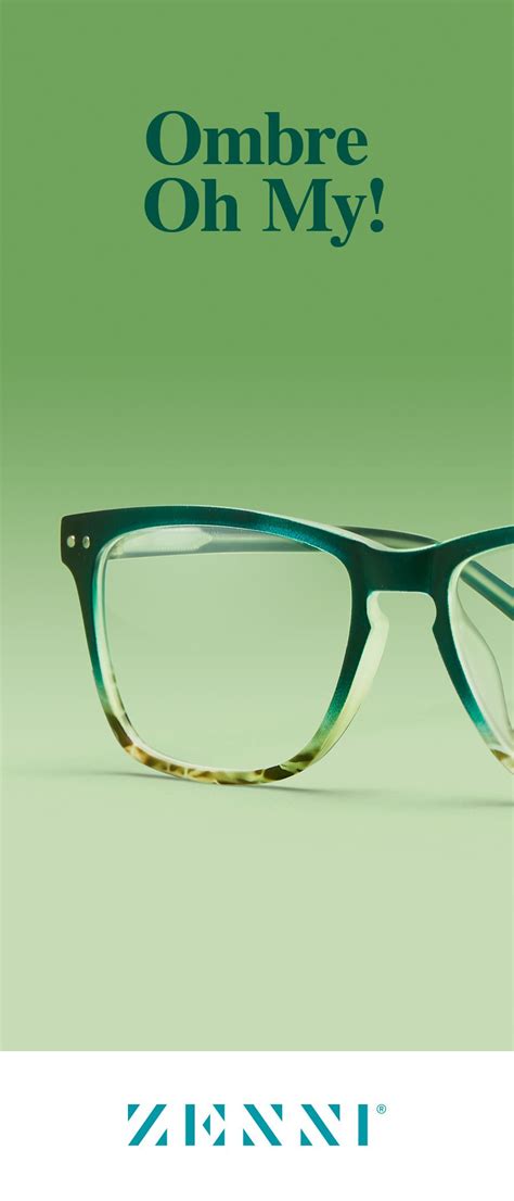 Green Ombre Glasses Frames Glasses Cute Glasses Green Ombre