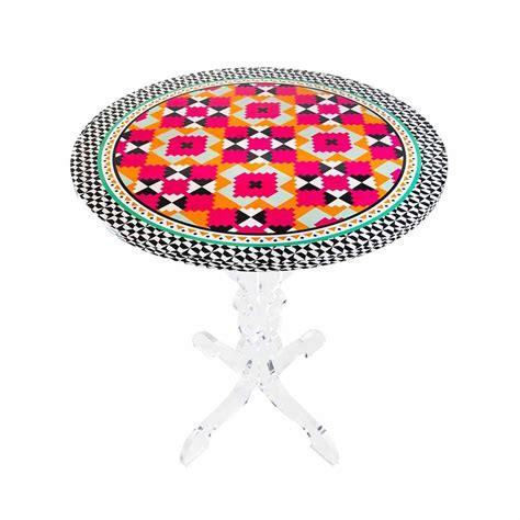 Round Plexiglass Coffee Table By Vesta Kasa Store