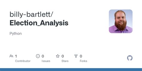 Github Billy Bartlettelectionanalysis Python · Github