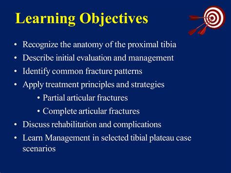 Proximal Tibia Fractures And Its Management Pptx Free Download