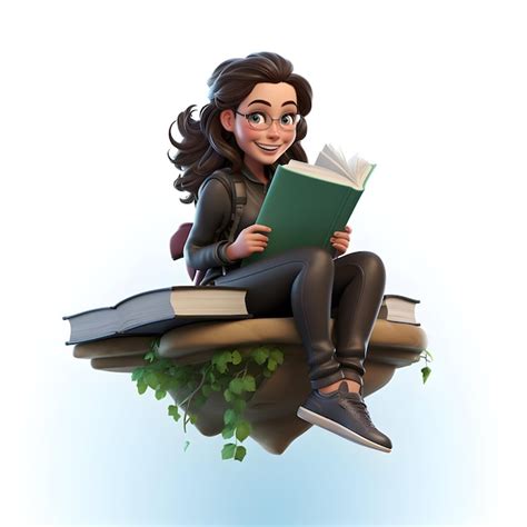 Premium Photo Photo 3d Teacher Character In Classroom For Happy