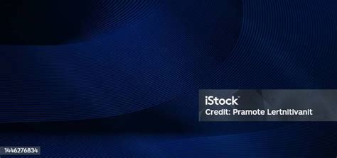Abstract Background Horizontal Wave Lines Design And Pattern On Dark