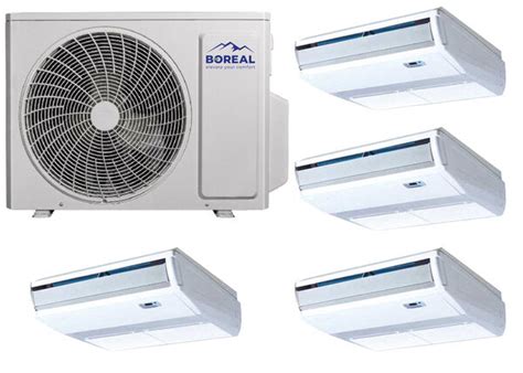 Boreal 36000 Btu 21 Seer2 Dual Zone Universal Floorceiling Mini Spli