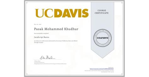 Pasak Mohammed On Linkedin Completion Certificate For Javascript Basics